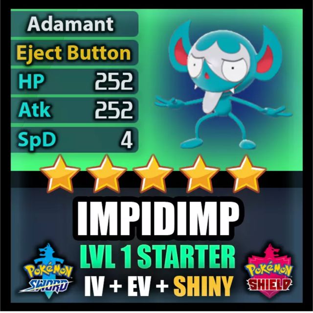 Impidimp | SHINY 6IV STARTER - Game Items - Gameflip