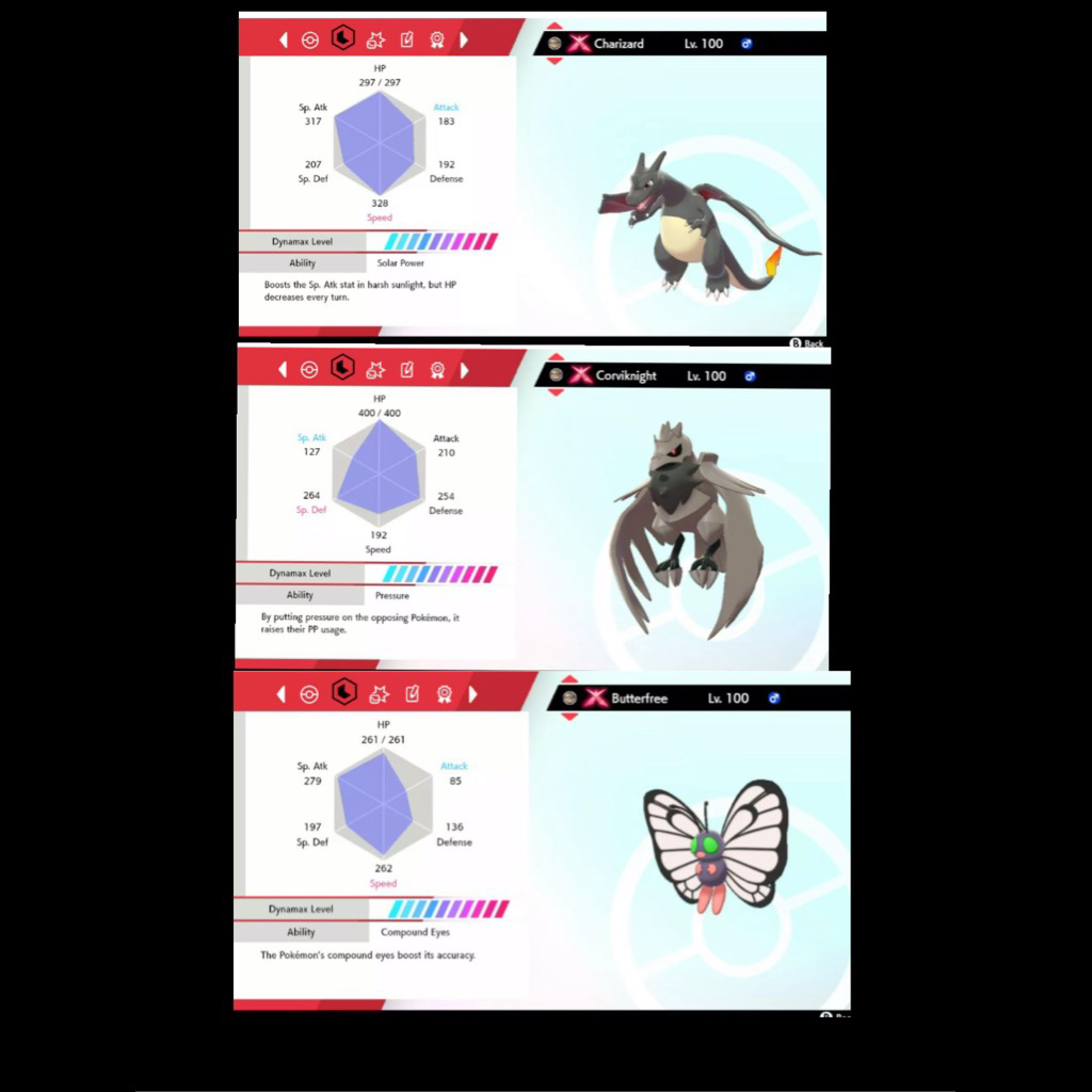 Bundle | ALL 7 RANKED COMPETITIVE GMAX POKEMON - Pokemon Sword & Shield ...