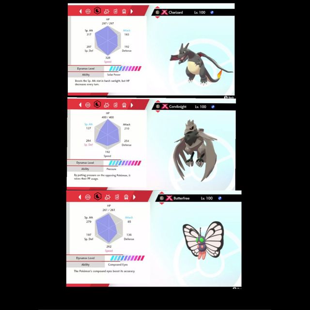 Bundle | ALL 7 RANKED COMPETITIVE GMAX POKEMON - Game Items - Gameflip