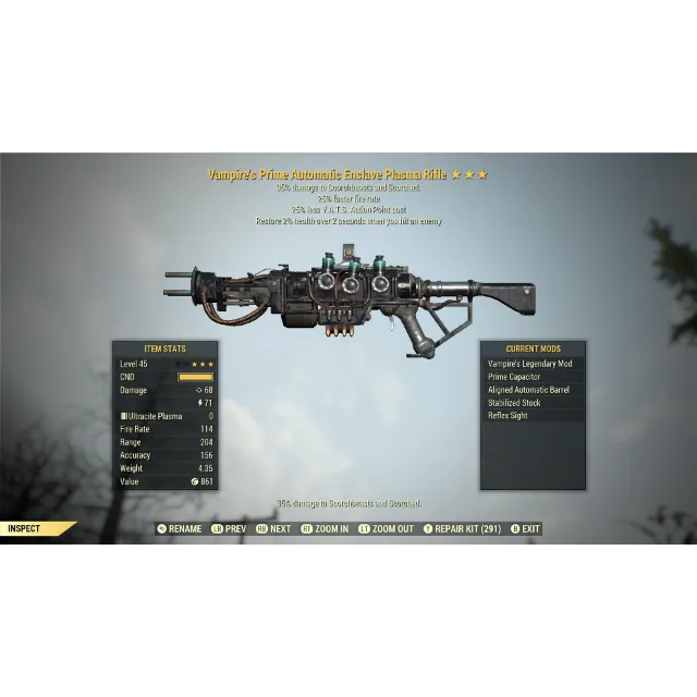 v2525 aligned auto enclave - Fallout 76 Game Items - Gameflip