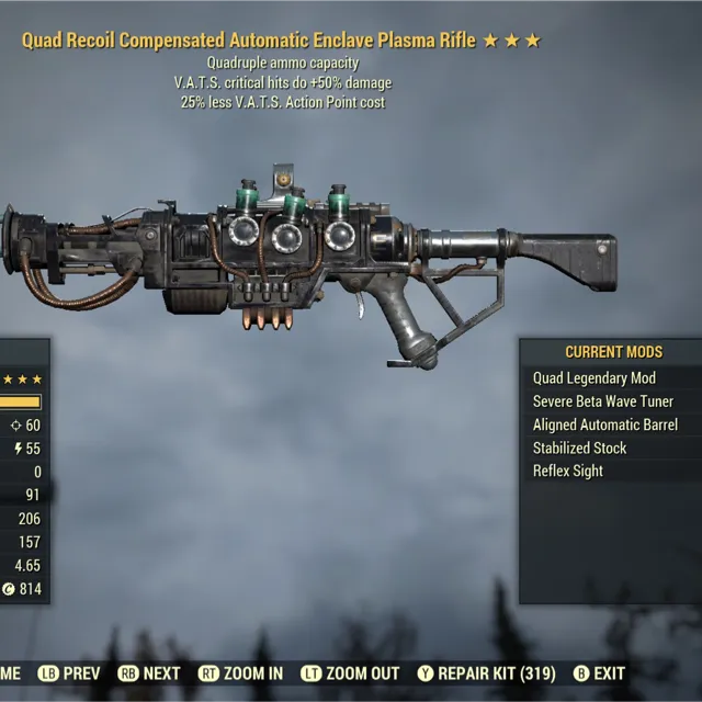 Weapon | Q5025 Enclave - Fallout 76 Game Items - Gameflip