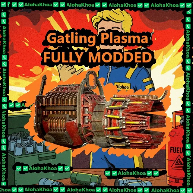 Gatling Plasma - FULLY MODDED - Fallout 76 Game Item - Gameflip