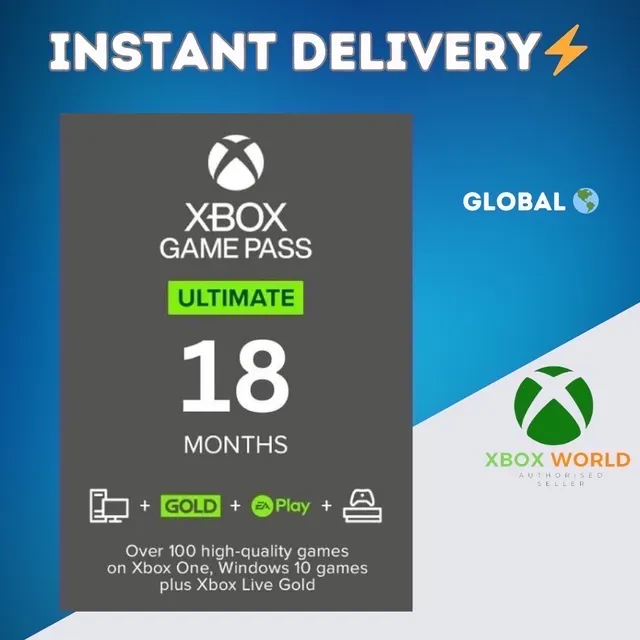 Xbox Game Pass Ultimate 18 Month USA (12 months +6) Subscription Global ...