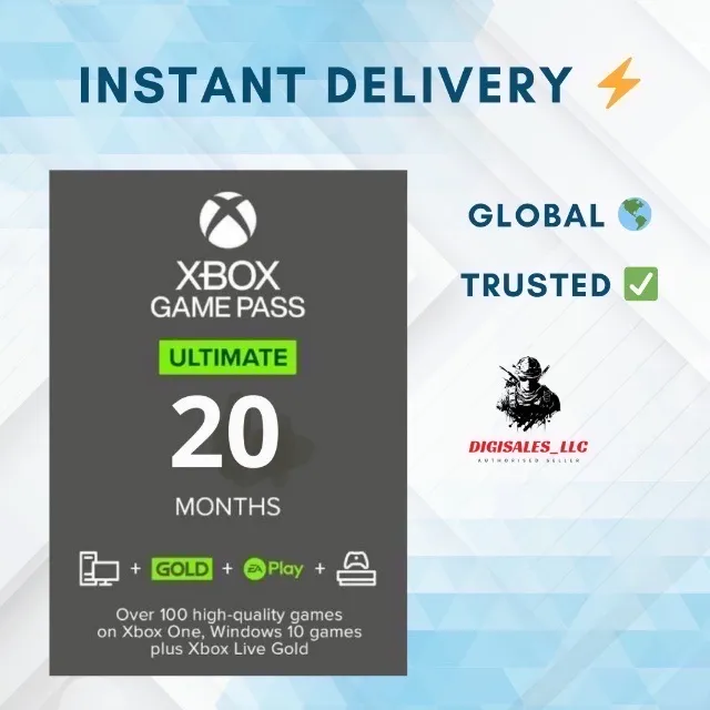 Xbox Ultimate Game Pass 20 Month (1 Year +8) Subscription Global See ...