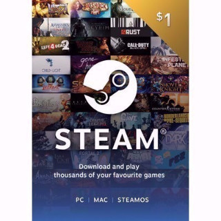 STEAM GIFT CARD 1$ (USD) REGION FREE - Steam Gift Cards - Gameflip