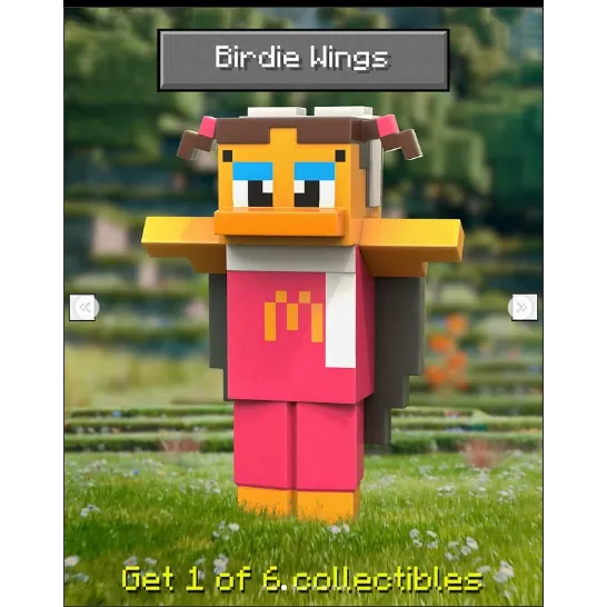MINECRAFT MCDONALDS Birdie skin - Other Game Item - Gameflip