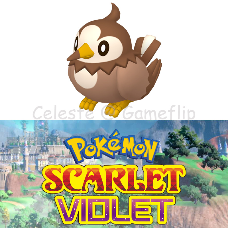 Scarlet Violet Shiny 6IV Starly - Game Items - Gameflip
