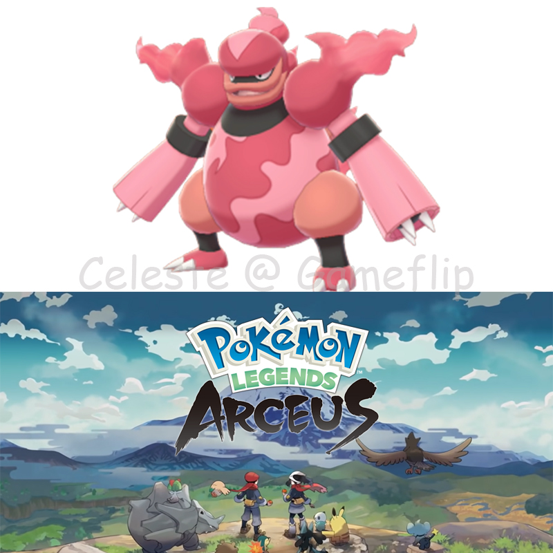 PLA Alpha Shiny Magmortar Max Effort Level - Game Items - Gameflip