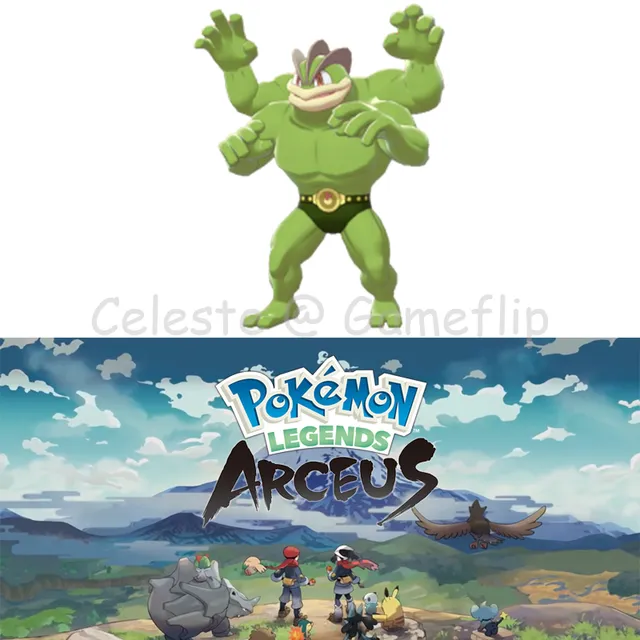 PLA Alpha Shiny Machamp Max Effort Level - Pokémon Legends: Arceus Game ...