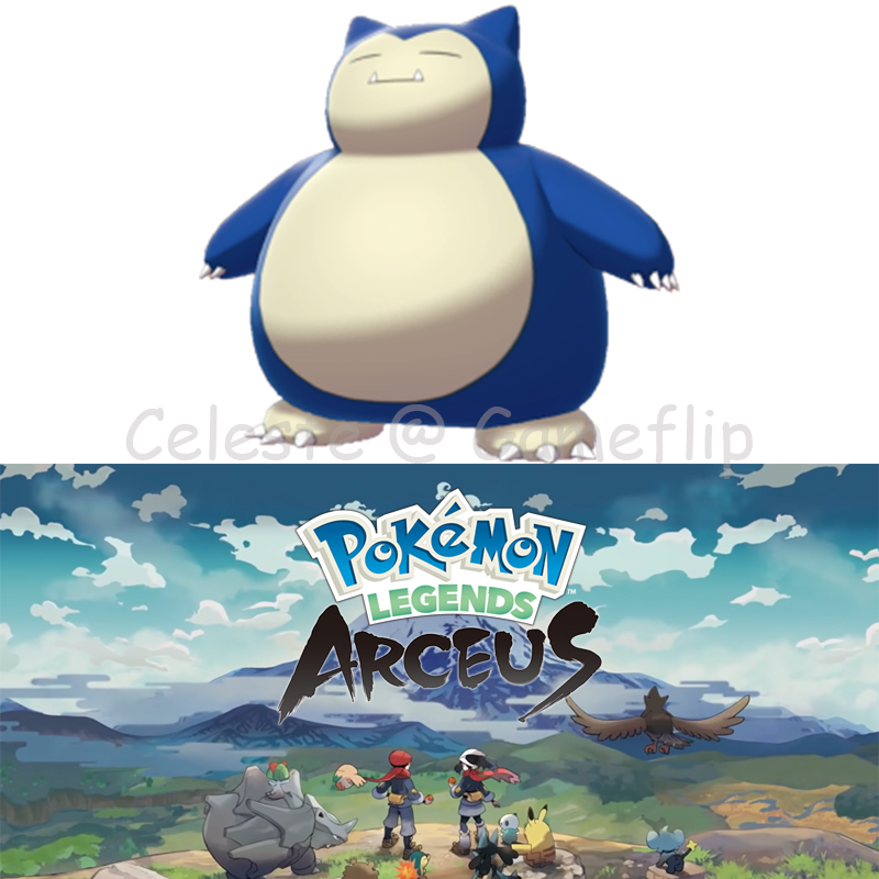 PLA Alpha Shiny Snorlax Max Effort Level - Game Items - Gameflip