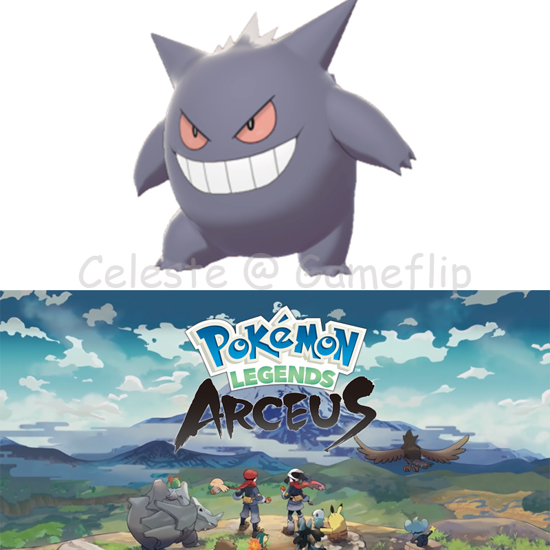 PLA Alpha Shiny Gengar Max Effort Level - 游戏商品 - Gameflip