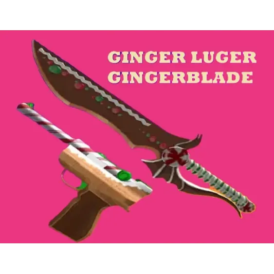 Ginger Set (Gingerblade + Ginger Luger) - MURDER MYSTERY 2 - MM2 ...