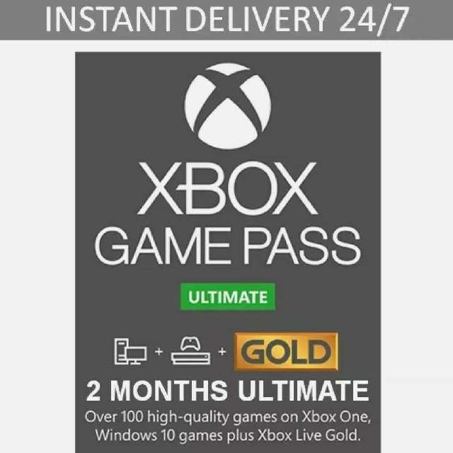 2 Month Xbox Gamepass Ultimate - Xbox Live Gold Gift Cards - Gameflip