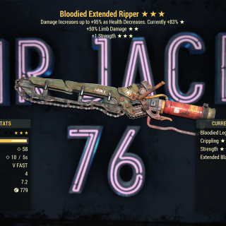 Weapon | Bloodied 50 Limb Ripper - Game Items - Gameflip
