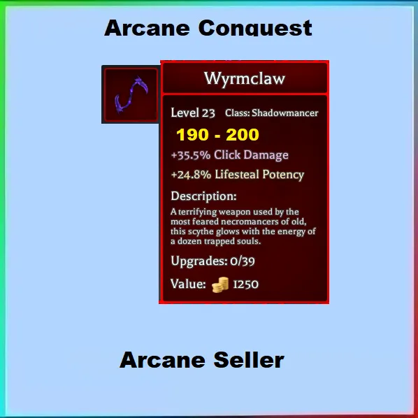 Arcane Conquest - Other Game Item - Gameflip