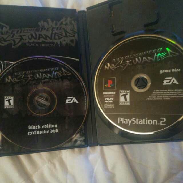 Need for Speed: Most Wanted -- Black Edition Plus Dvd - PS2 Games (Good ...