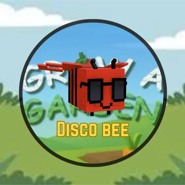 Disco Bee - Grow a Garden Game Item - Gameflip