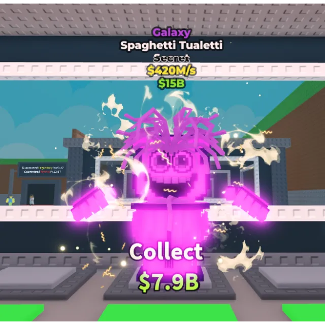 Galaxy Spaghetti Tualetti 420m/s - Steal a Brainrot Game Item - Gameflip