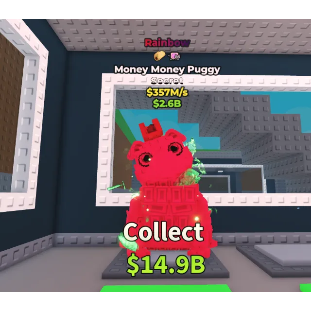 Rainbow Money Money Puggy 357M/s - Steal a Brainrot Game Item - Gameflip
