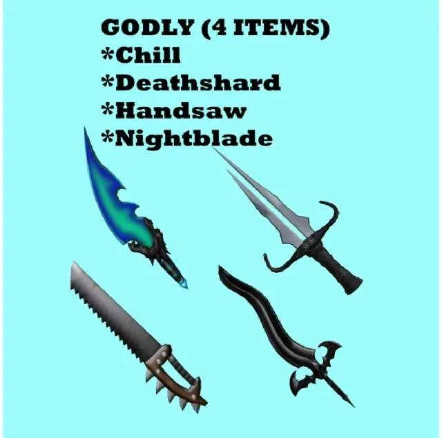 MM2 Chill (4 ITEMS) - Murder Mystery 2 Game Item - Gameflip