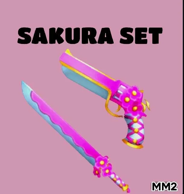 SAKURA SET MM2 - Murder Mystery 2 Game Item - Gameflip