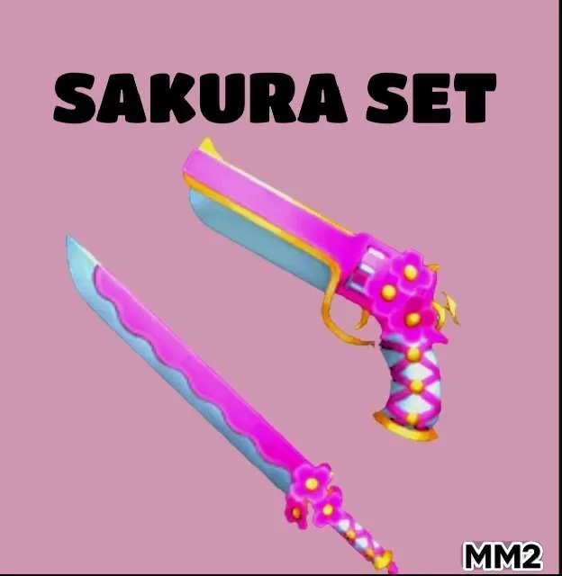SAKURA SET MM2 - Murder Mystery 2 Game Item - Gameflip