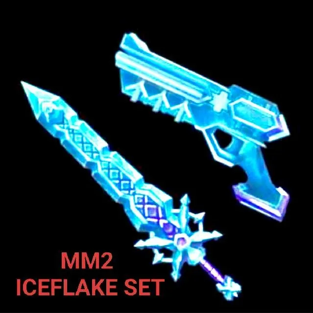 MM2 ICEFLAKE SET - Murder Mystery 2 Game Item - Gameflip