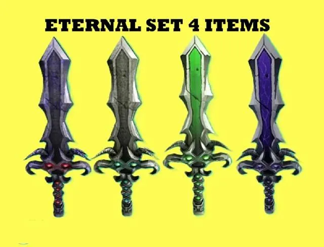 MM2 ETERNAL SET 4 ITEMS - Murder Mystery 2 Game Item - Gameflip