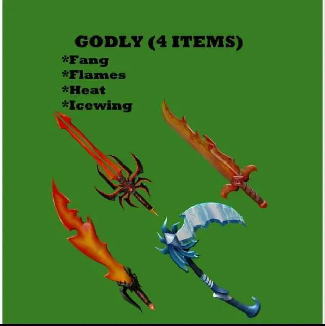 MM2 Heat (4 ITEMS) - Murder Mystery 2 Game Item - Gameflip