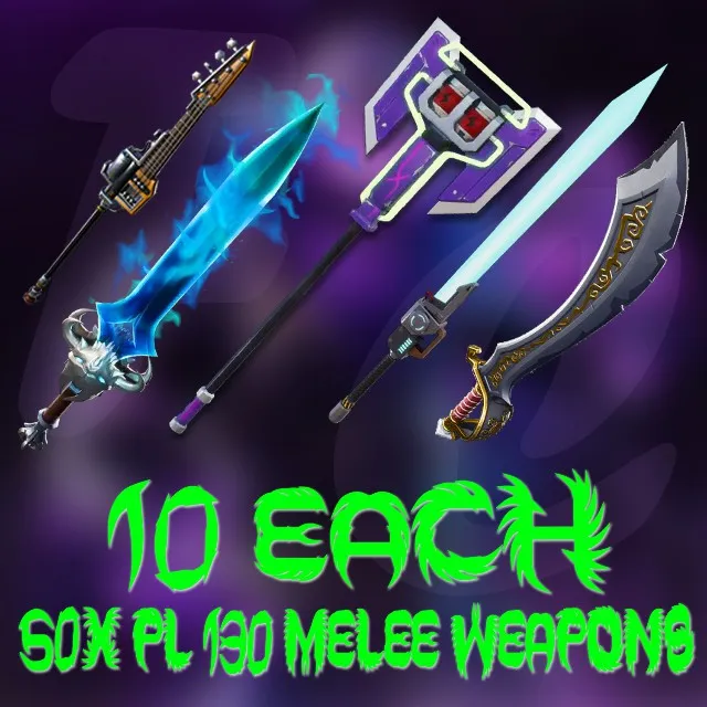 50X Melee weapons - Fortnite Game Items - Gameflip