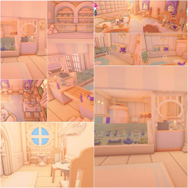 Adopt me home house build Blueberry coquette cafe - Other - Gameflip
