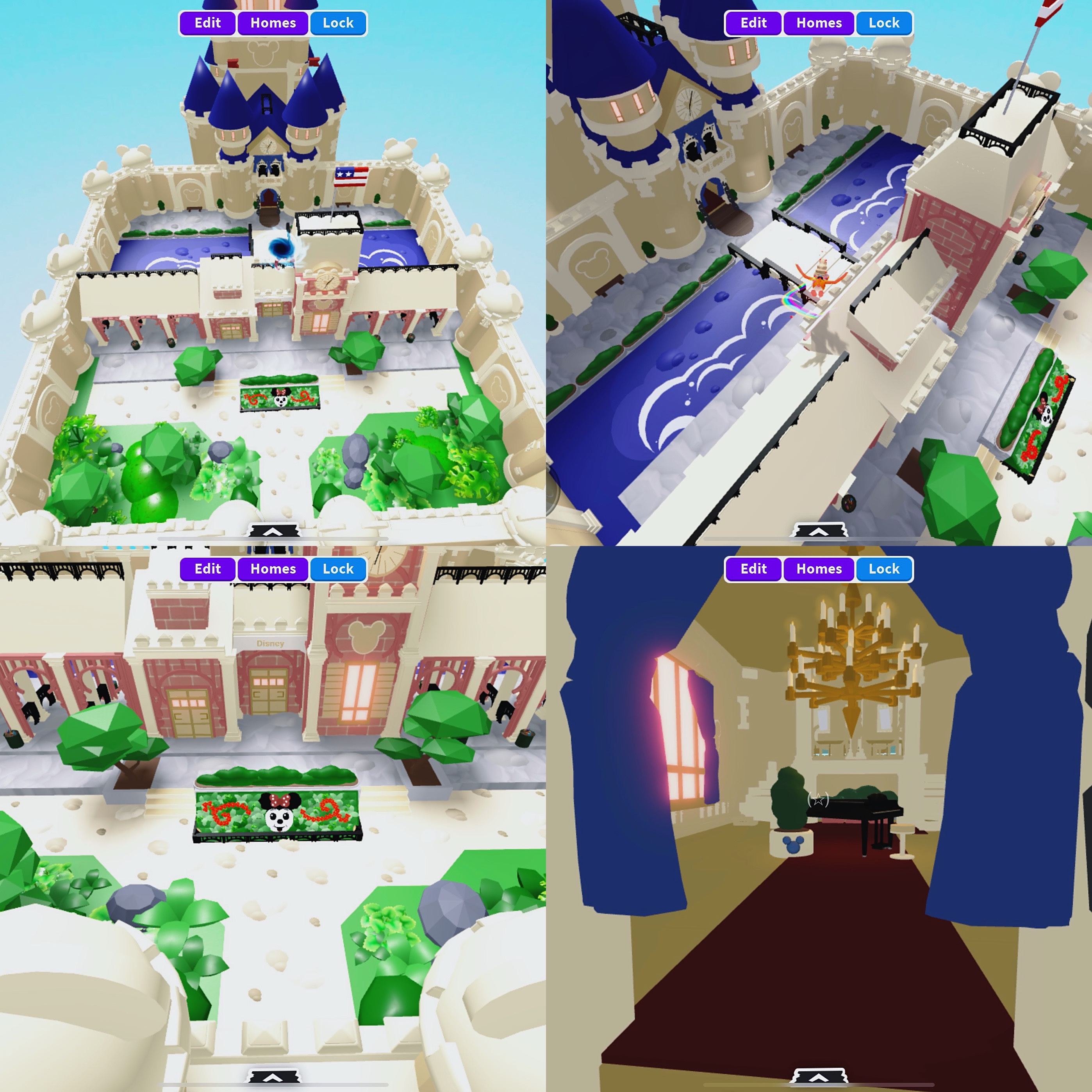 Adopt me Disney castle glitch build home - Other - Gameflip
