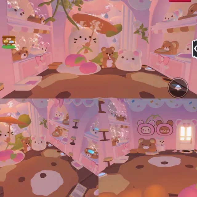 Cute Adopt Me Home House Build Kawaii Cupcake Sprinkle Bears - Other ...
