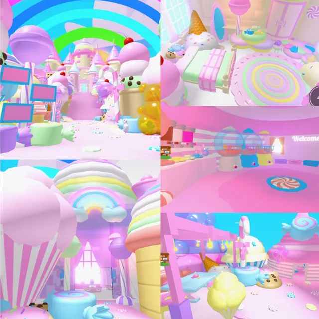 Cute fun candy land dessert adopt me house home build - Game Item ...