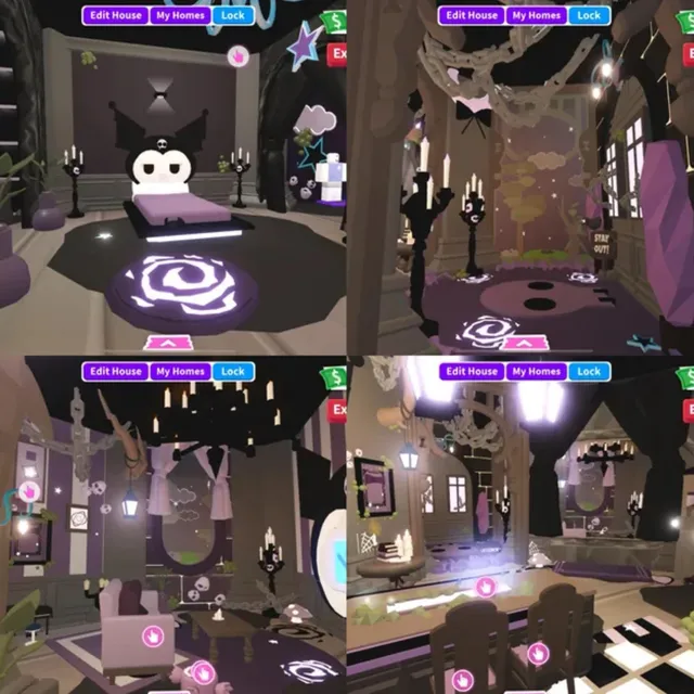 Kuromi-Inspired Adopt Me Home House Build - Other - Gameflip