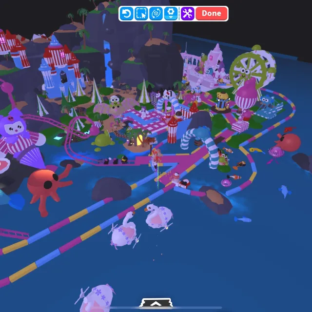 Adopt me Sanrio hello kitty theme park house build - Other - Gameflip