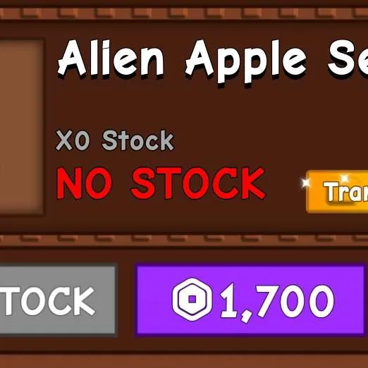 ALIEN APPLE SEED - GROW A GARDEN - Grow a Garden Game Item - Gameflip