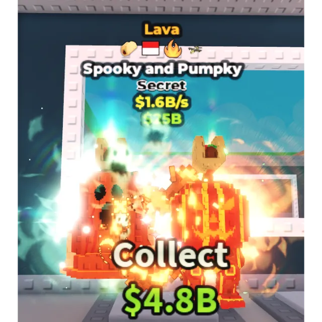 Lava Spooky And Pumky 1.6b - Steal a Brainrot Game Item - Gameflip