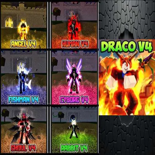 Blox Fruits Lv2800⭐4 Races Full Gear V4 (Ghoul, Mink, Sky, Human)⭐ ...