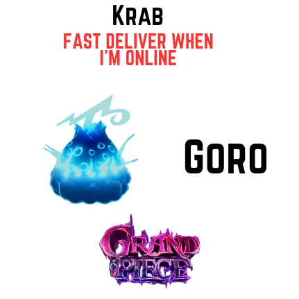 Goro | GPO - Roblox Game Items - Gameflip