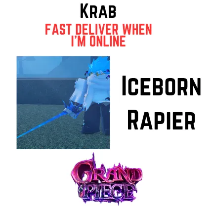 Iceborn Rapier | GPO - Roblox Game Items - Gameflip