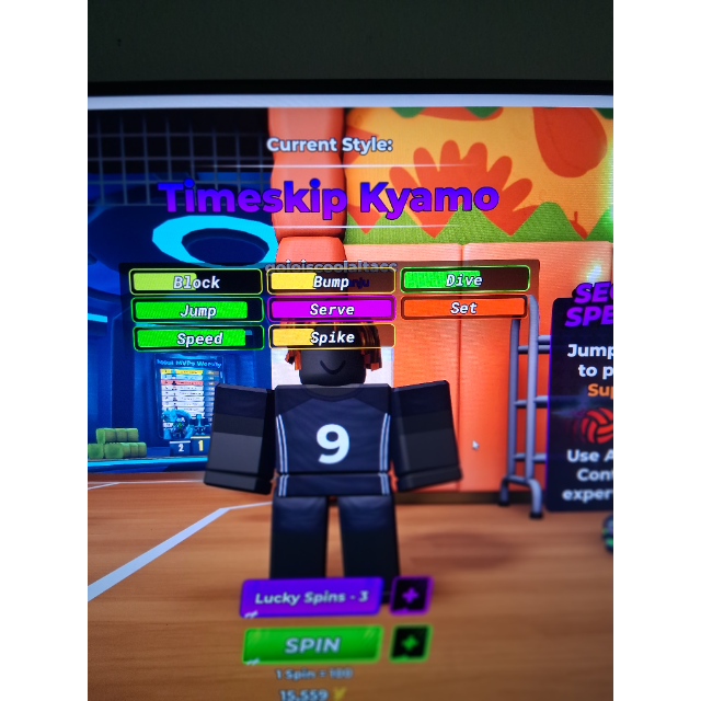 Volleyball legends tsk, jinko, and sanju with a 94pity on ability’s ...