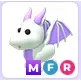 MFR Lavender Dragon - Adopt Me Game Item - Gameflip