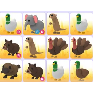 Classic Pets Bundle x 12 - Adopt Me Game Items - Gameflip