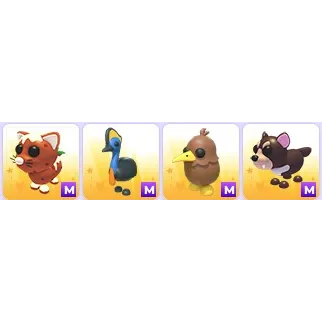 Mega Pets x 4 - Adopt Me Game Item - Gameflip