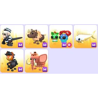 Mega Pets x 6 - Adopt Me Game Item - Gameflip