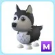 Mega Husky - Adopt Me Game Item - Gameflip