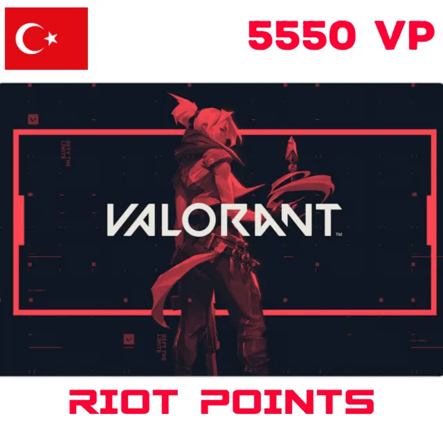 Valorant 5550 VP Riot Points - TURKEY Fast Delivery - Riot Points Gift ...