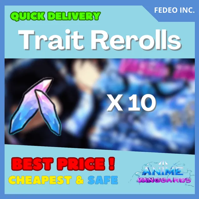 Anime Vanguards REROLL - Roblox Game Items - Gameflip