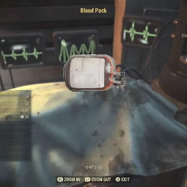 x250 Blood Packs - Fallout 76 Game Item - Gameflip